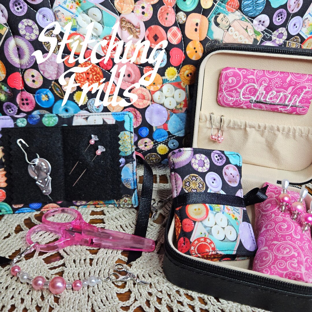 Cross Stitch Notions Box, Scissors and Notions Included, Wool ...