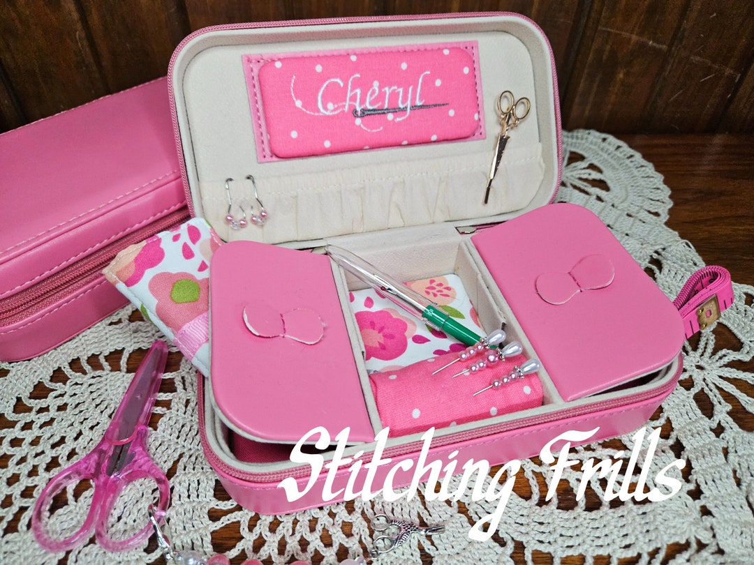 Stitcher's Case, Cross Stitch Notions Box, Needlework Box, Project Bag ...