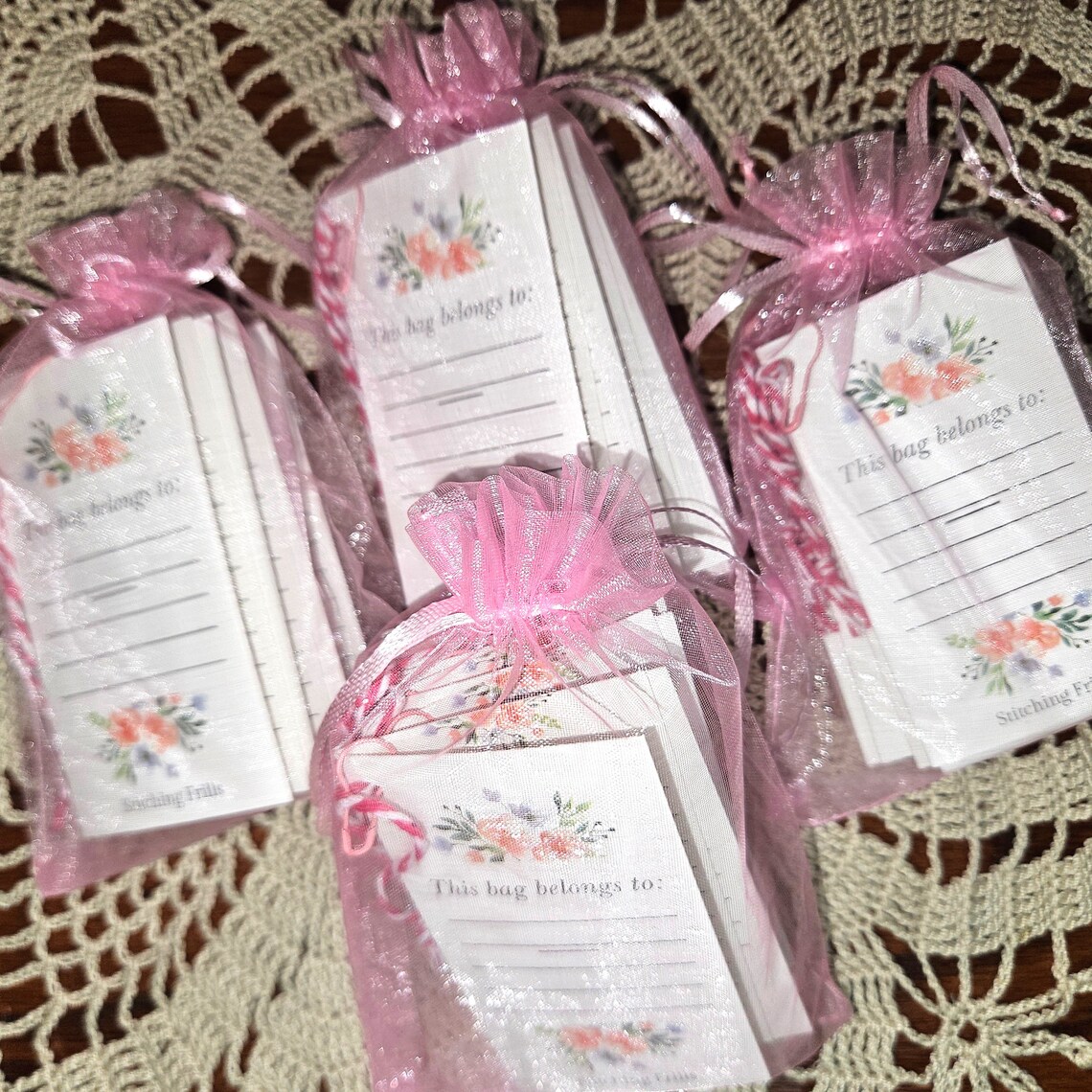 Cross Stitch Project Tags, Project Bag ID, Pattern Name, Stitching ...