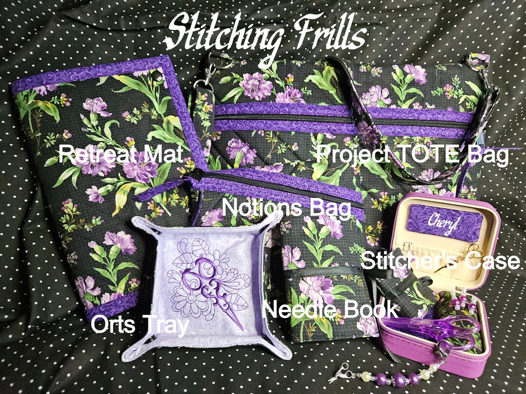 Project TOTE Bag Set, Retreat Set, Project Bag, Stitcher's Case, Cross ...