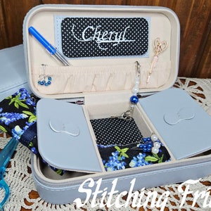 Stitcher's Case, Cross Stitch Notions Box, Notions Box, Project Bag ...