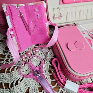 Stitcher's Case, Cross Stitch Notions Box, Needlework Box, Project Bag ...