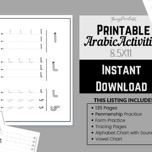 Arabic Handwriting Practice/learn Arabic/letter Recognition/arabic Busy ...