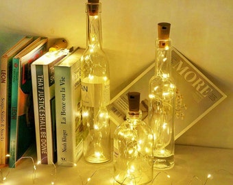Wine Bottle Twinkle Lights - Etsy