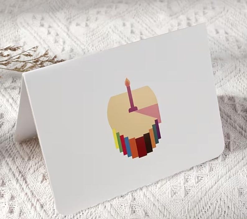 3D Birthday Card – Cake With Candles Pop-up Greeting - Etsy