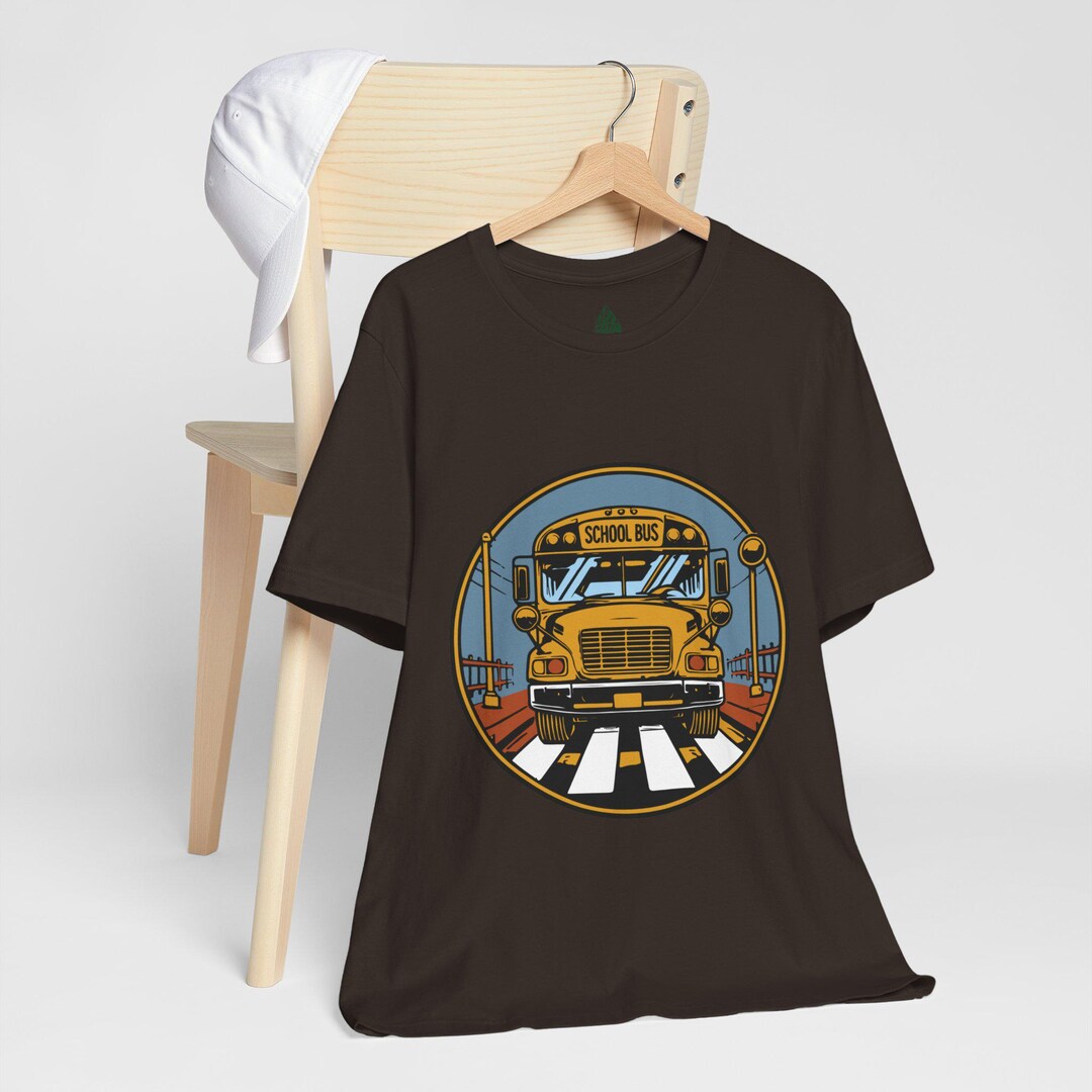 Vintage School Bus Tee, Bus Driver Shirt, Retro Bus T-shirt, School Bus ...