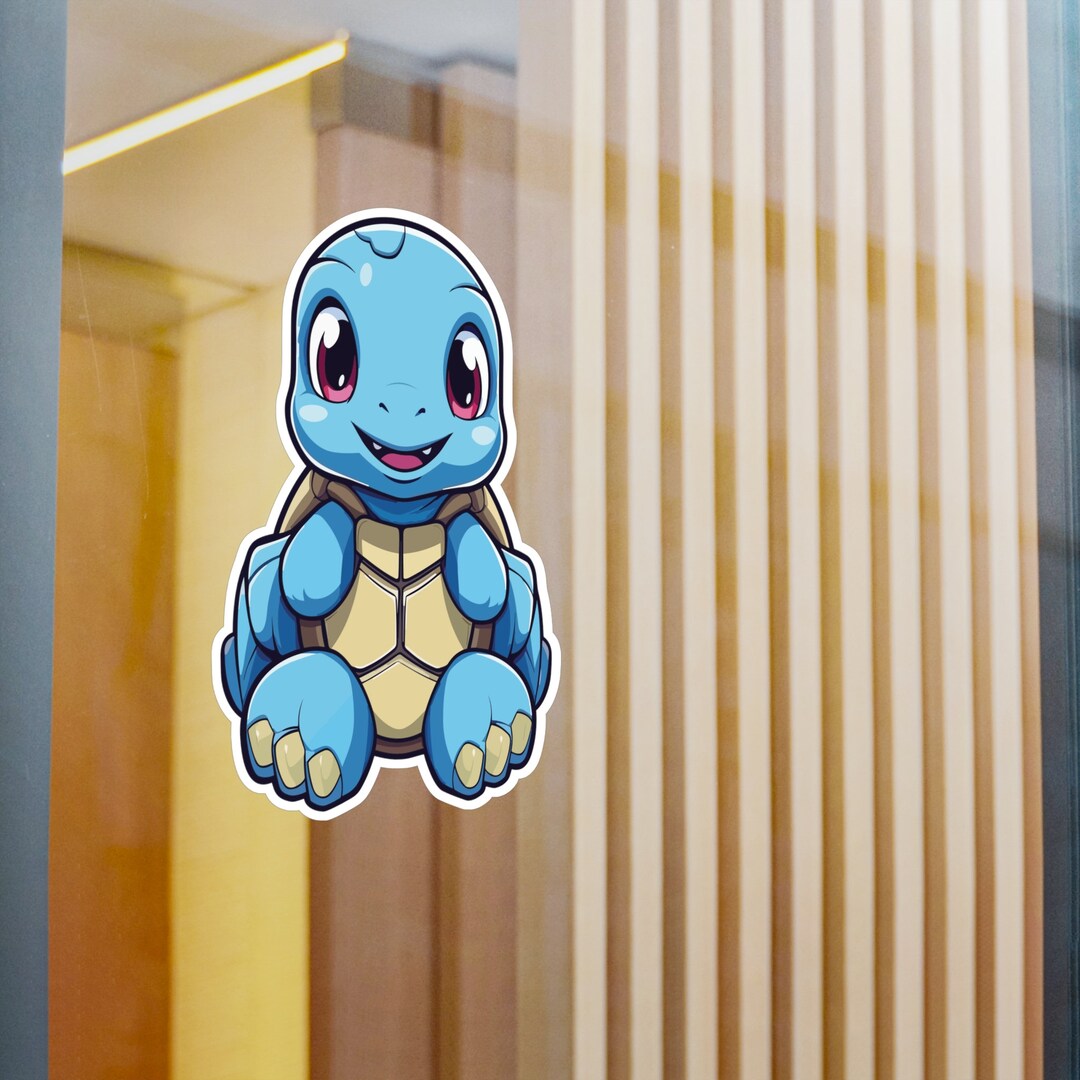 Bluey Turtle Kiss-cut Vinyl Decals - Etsy