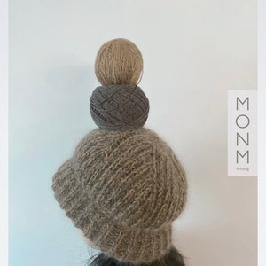 Igloo Hat English Knitting Pattern - Etsy
