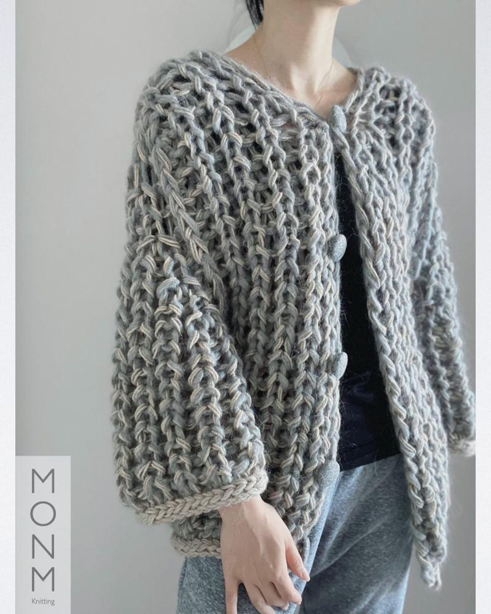 Long Weekend Cardigan - English Knitting Pattern - Etsy