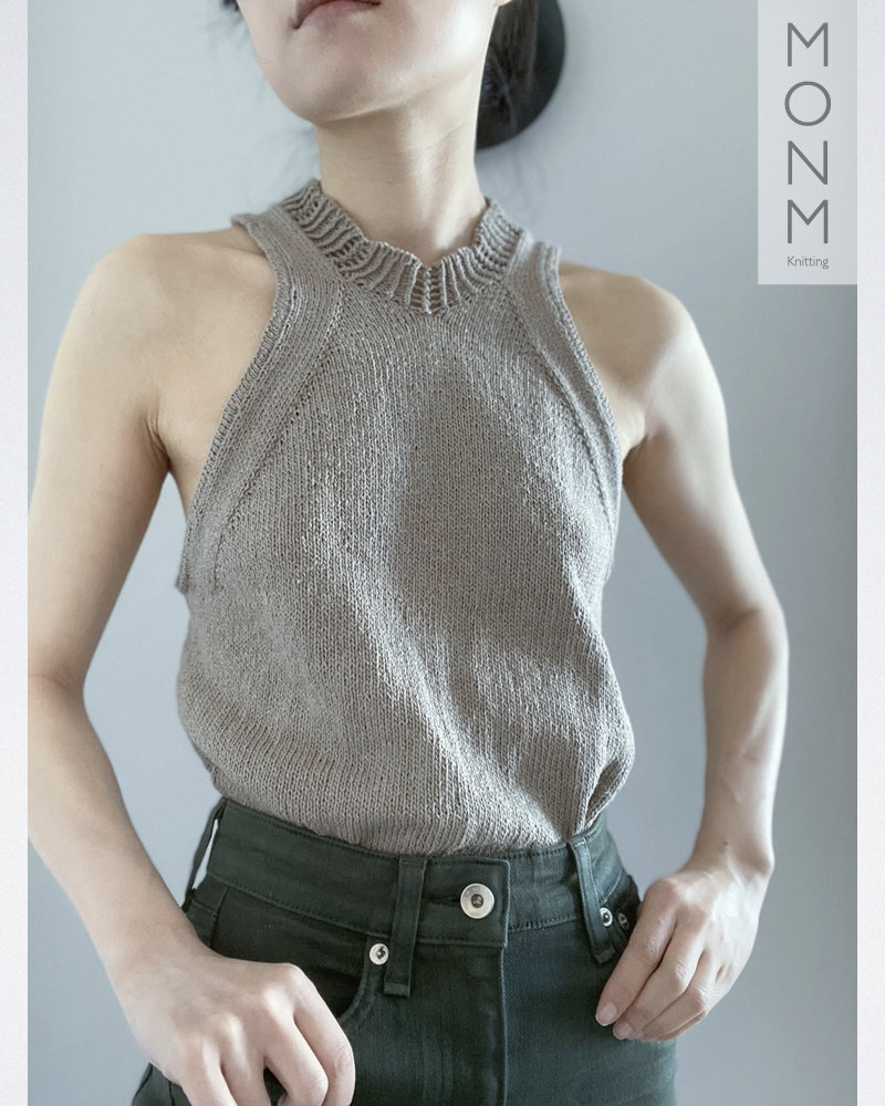 ONE Tank Top English Knitting Pattern - Etsy