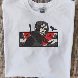 Naruto Shippuden Itachi Uchiha - Embroidered Hoodie & T-shirt | Anime ...