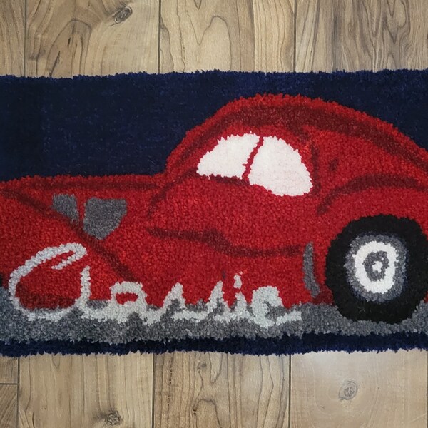 Tufted Car Rug - Etsy