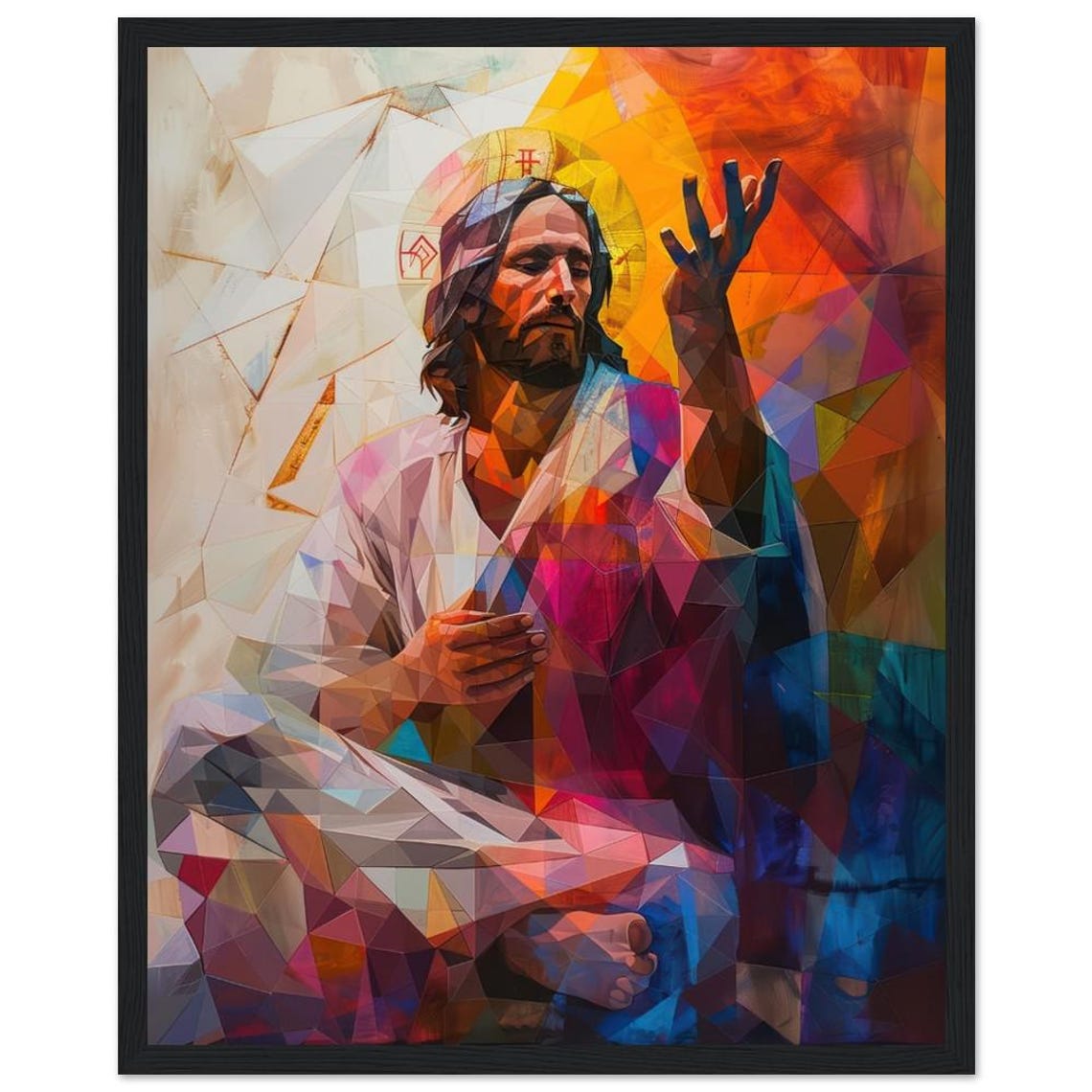 Printable Jesus Pop Art, Modern Jesus Art, Bible Gift, Christian Wall ...
