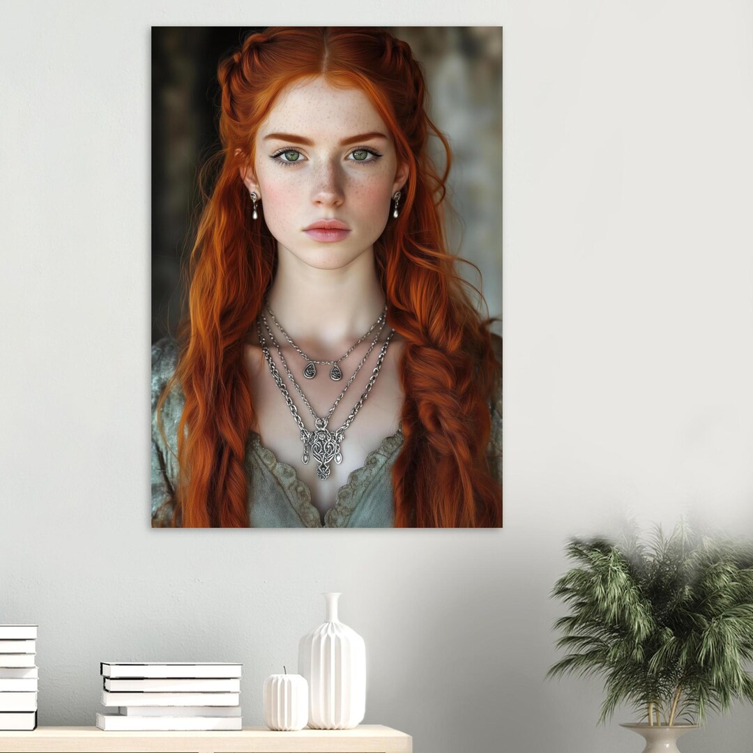Goddess Brigid Art Print Matte Poster, Pagan Mediation Altar Art, Irish ...