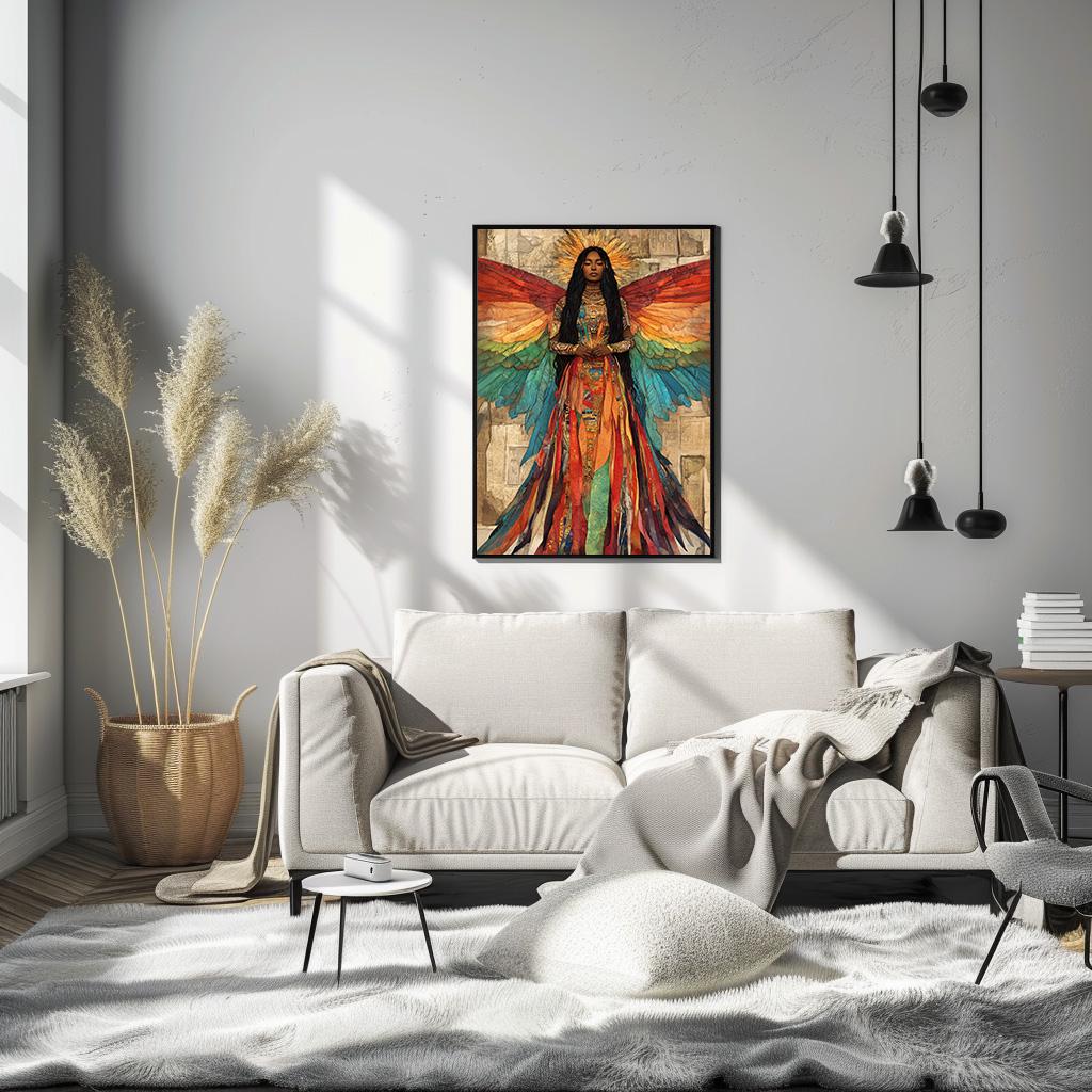 Goddess Pachamama Premium Matte Poster, Incan Mythology Wall Art, Incan ...