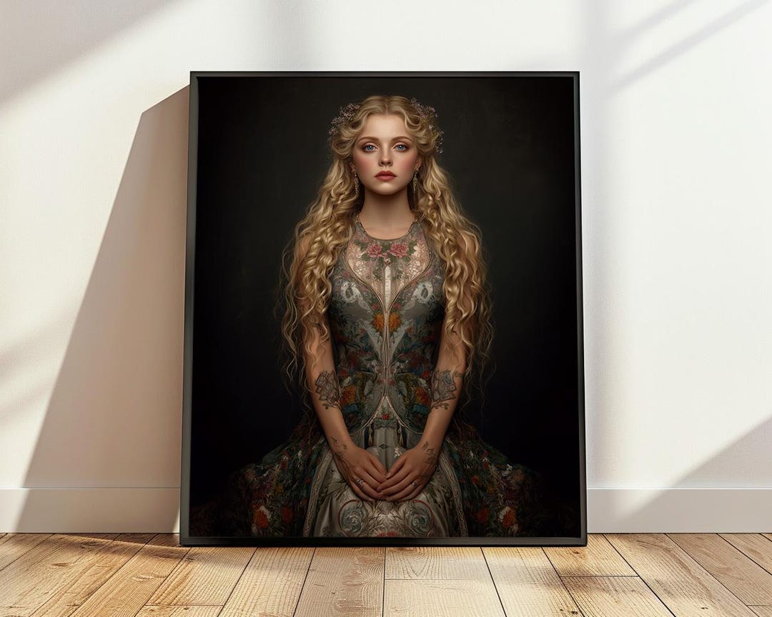 Slavic Goddess of Spring Vesna Printable Art, Divine Feminine Art ...