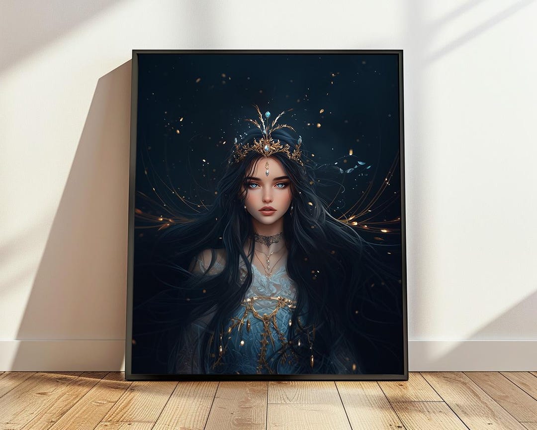 Greek Goddess of Stars Asteria Instant Download, Greek Goddess Print ...