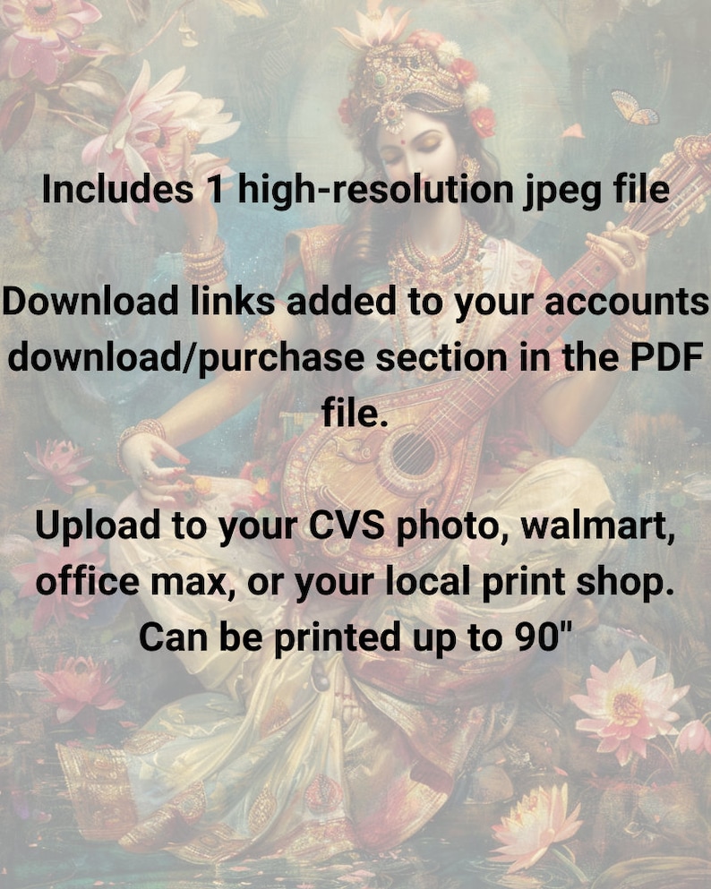 Lord Vishnu Digital Art Serene Deity Seated on Lotus Flower, Spiritual ...