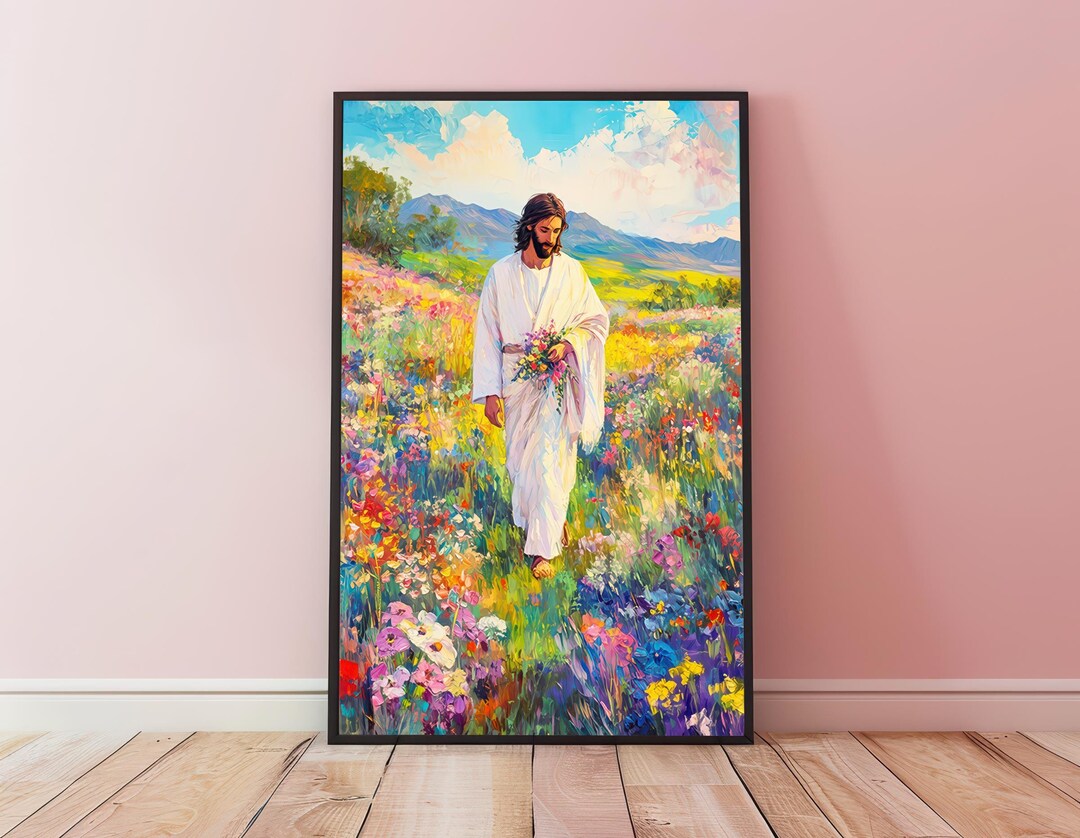 Jesus Christ Nursery Room Decor, Jesus Artwork, Large Jesus Christ ...