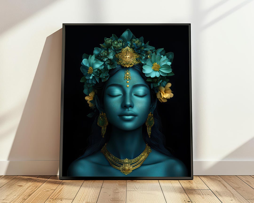 Green Tara Printable Wall Art, Buddhist Wall Art, Goddess of Compassion ...