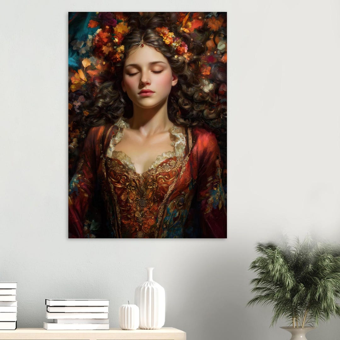 Greek Goddess of Sacred Fire Hestia Wall Art, Greek Mythology Poster ...