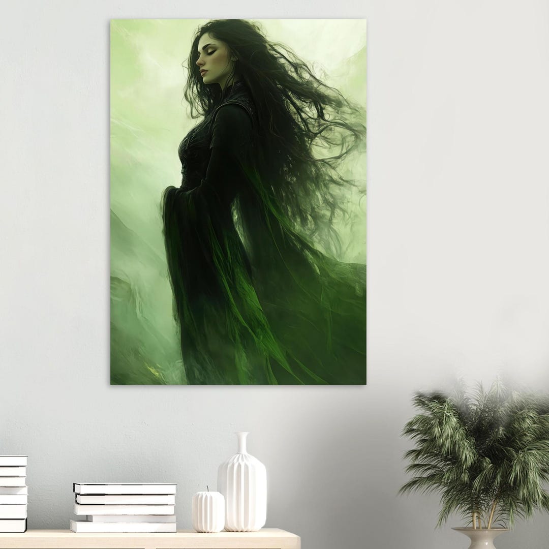 Celtic Goddess Flidais Premium Matte Poster, Celtic Goddess of Forest ...