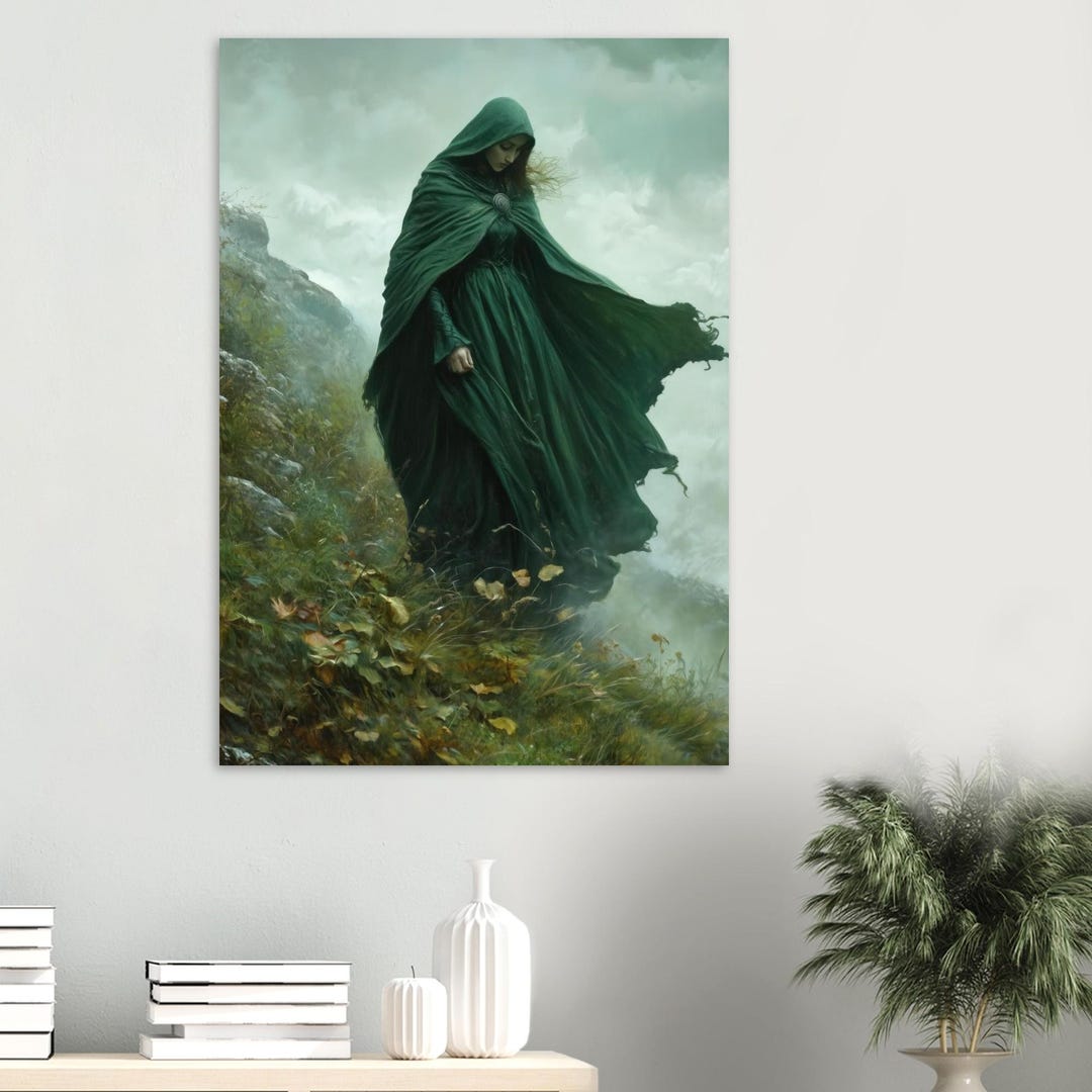 Goddess of Ireland Eriu Matte Poster, Irish Mythology Wall Art, Pagan ...