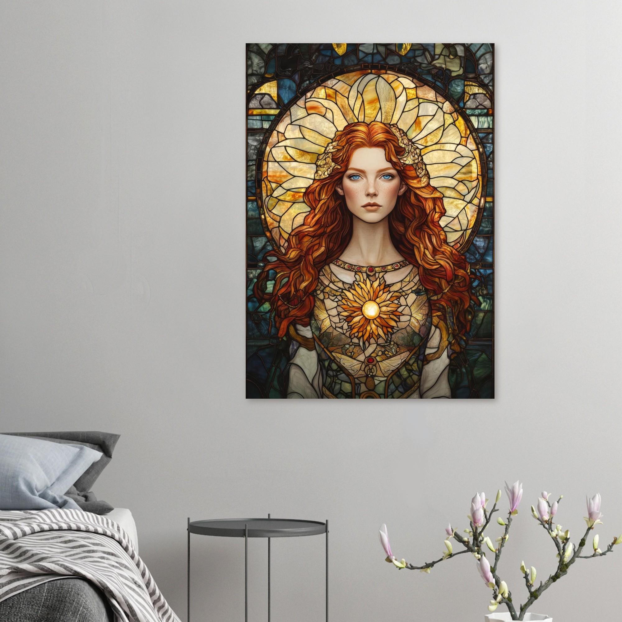 Greek Goddess of War Athena Wall Art, Greek Mythology Poster, Ancient ...