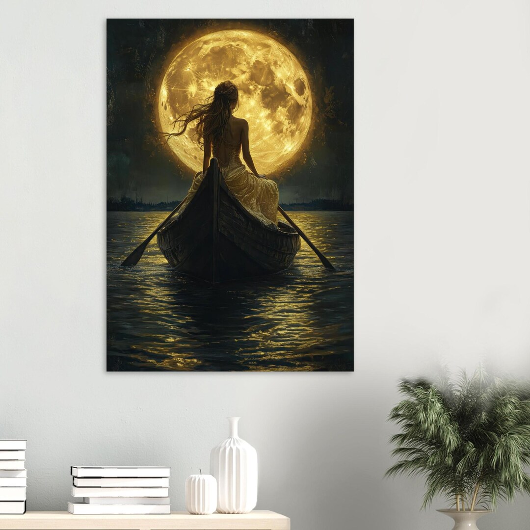 Greek Goddess of Calm Waters Galene Matte Poster, Greek Mythology Art ...
