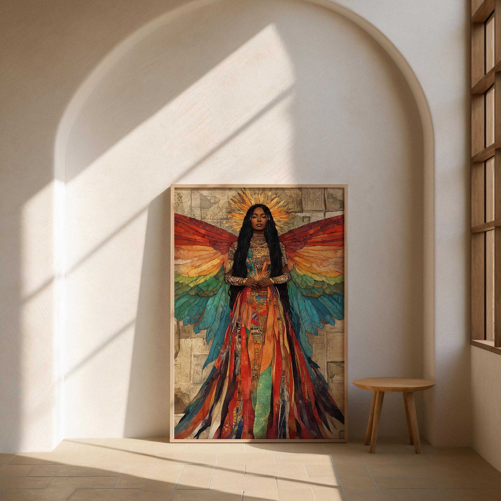 Goddess Pachamama Premium Matte Poster, Incan Mythology Wall Art, Incan ...