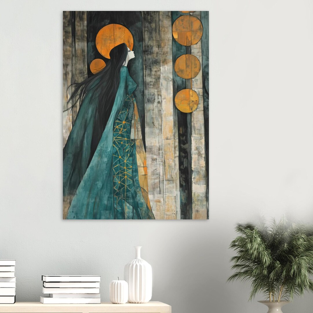 Celtic Goddess Danu Fantasy Art Matte Poster, Irish Mythology Wall Art ...