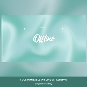 AQUA Animated Stream Overlay Package for Twitch | Aesthetic Cute ...