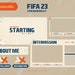 Customizable FIFA 23 Stream Overlay Package for Twitch, Minimal - Etsy
