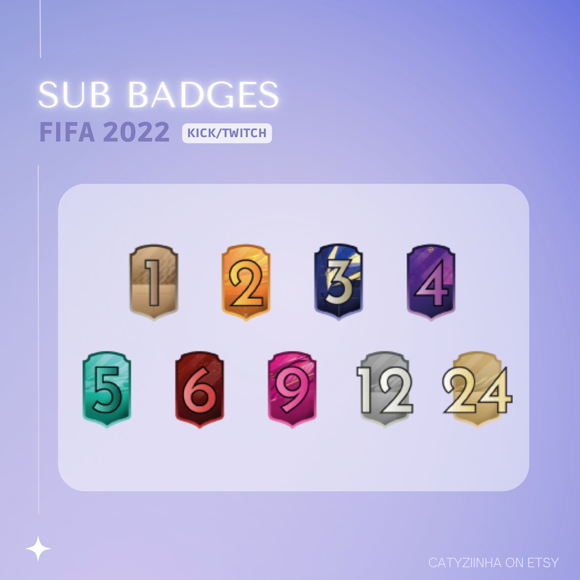 FIFA BADGES » Kick/twitch | P2U | All Sizes | Streamer, Vtuber - Etsy