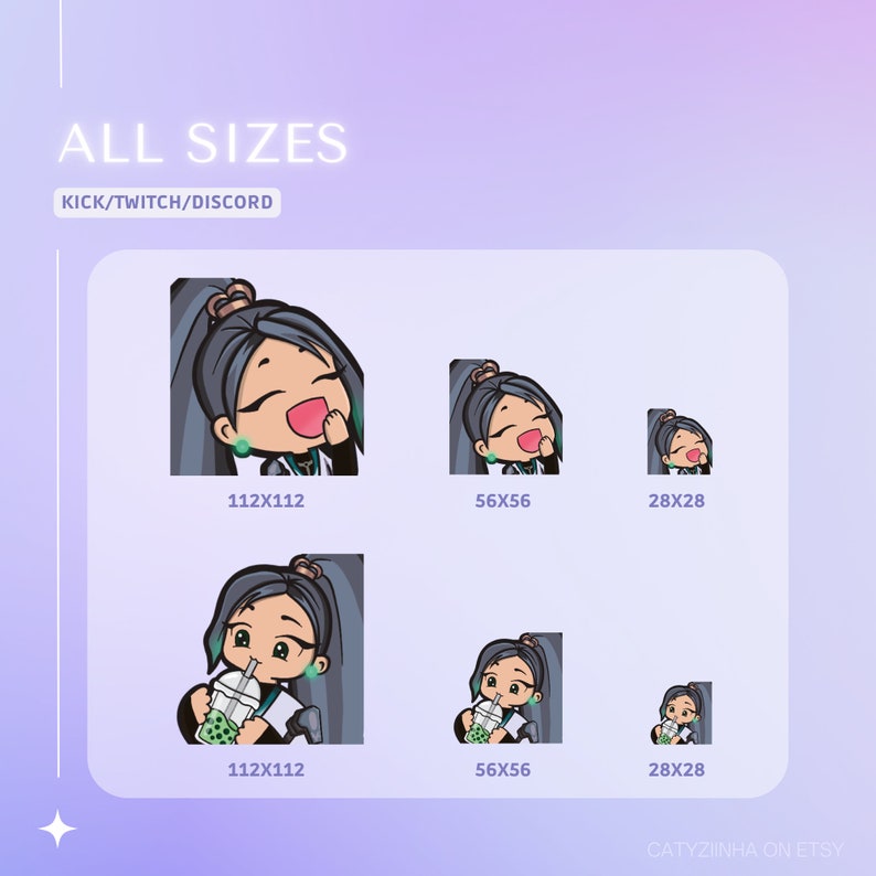 SAGE EMOTES Kick/twitch/discord Valorant Theme All Sizes P2U - Etsy UK