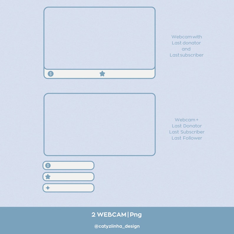 Customizable Celestial Animated Stream Overlay Package for Twitch ...