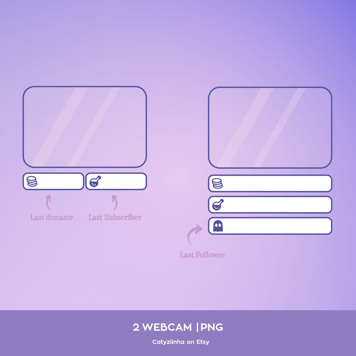 WITCH Stream Overlay Pack P2U » Twitch/kick/yt | Aesthetic, Cute ...