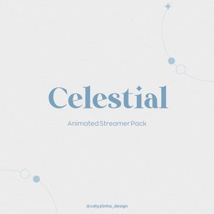 Customizable Celestial Animated Stream Overlay Package for - Etsy