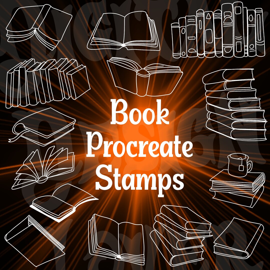 Book Clip Art, Books, Stack of Books, Book Art, Digital Art, Booktok ...