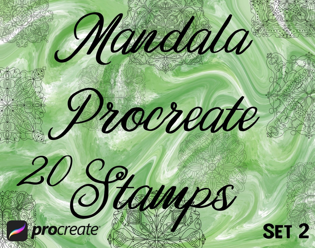 Mandala, Procreate Brushes, Procreate Stamps, Tattoo Stencil, Mandala ...