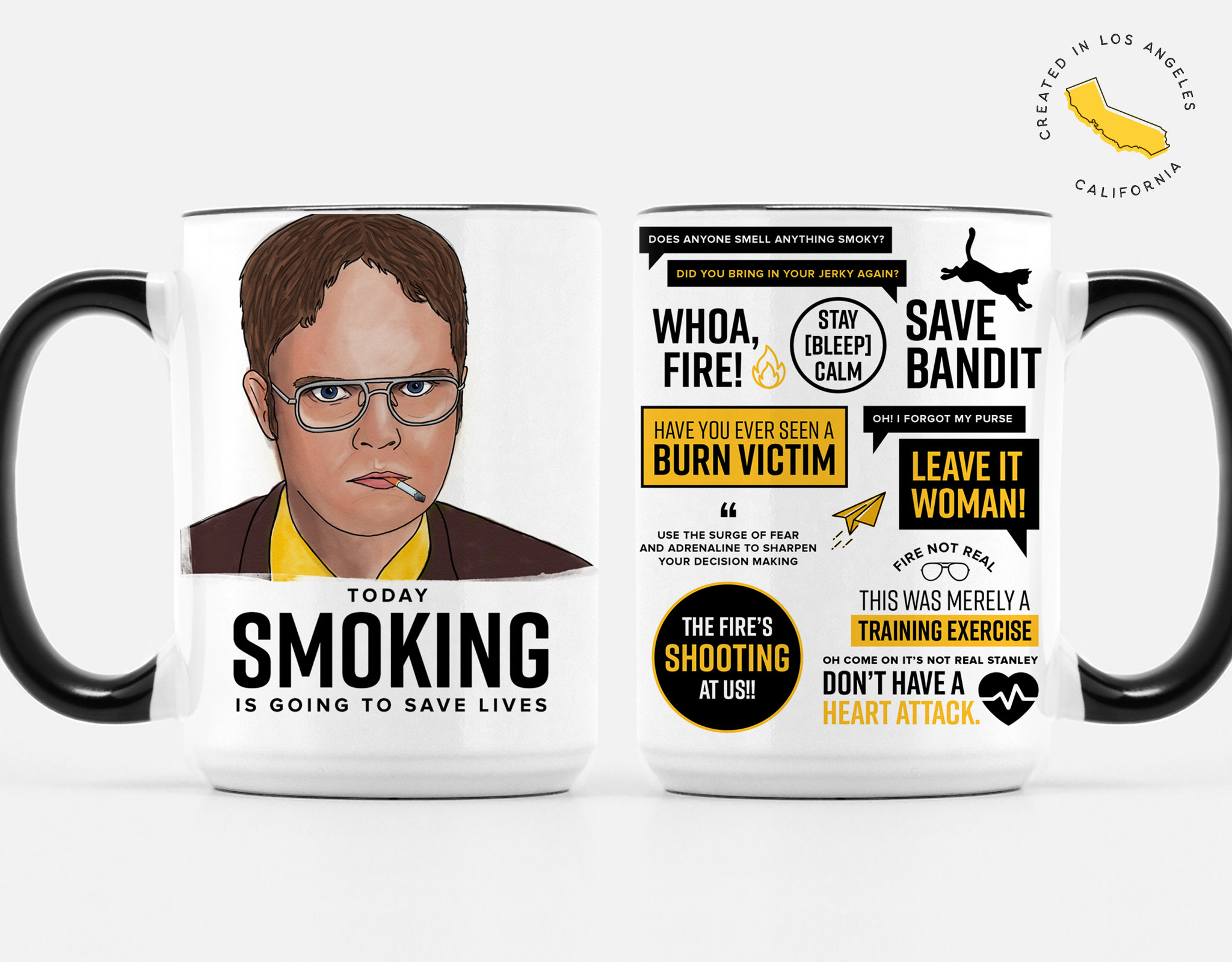 The Office Dwight Schrute Today Smoking is Going to Save Lives Large 15 ...