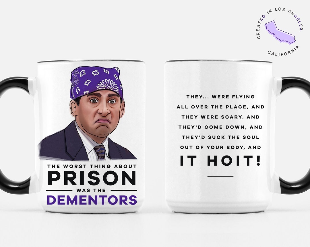 The Office Prison Mike Funny 15 Oz. Deluxe Mug - Etsy