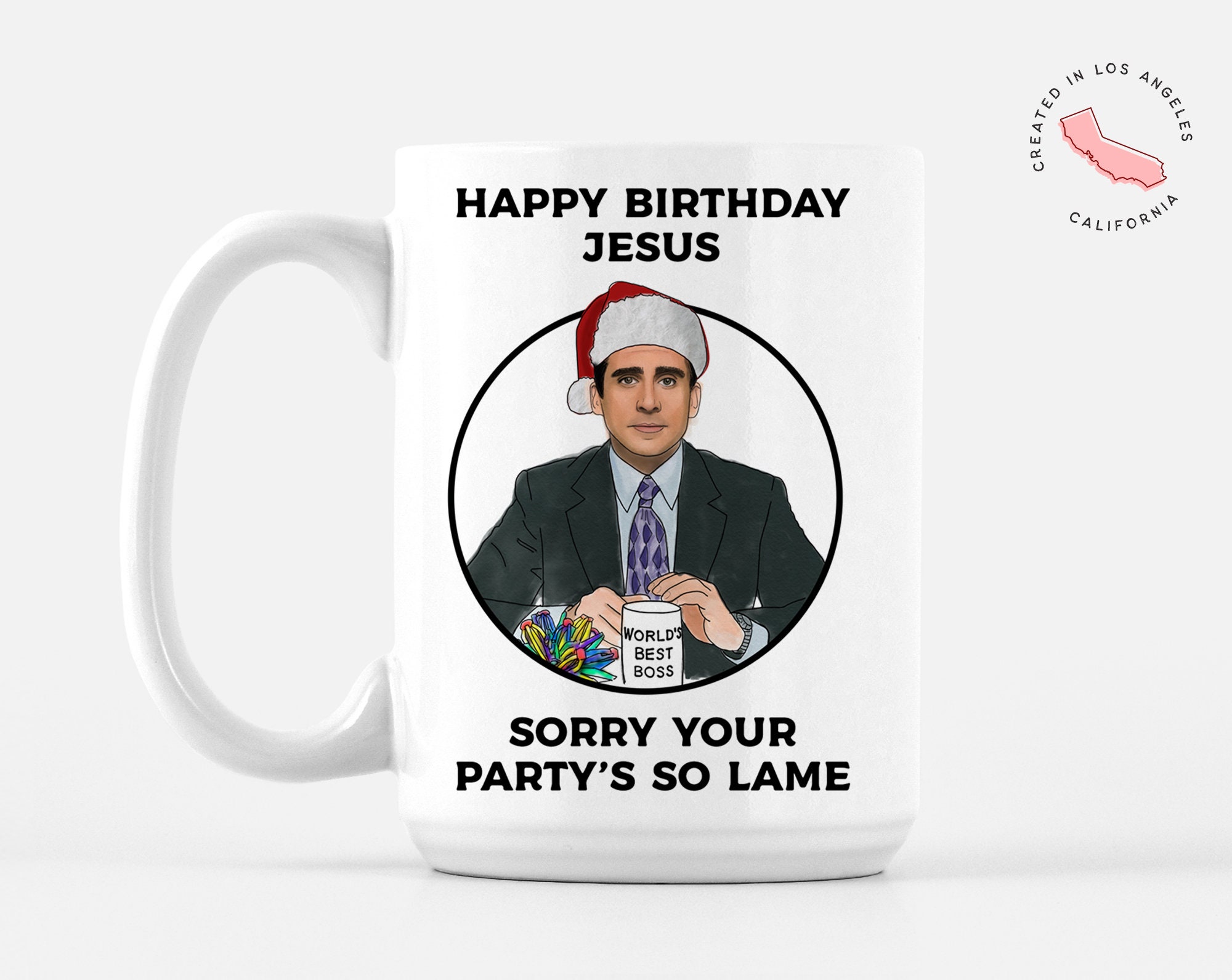 The Office Michael Scott Happy Birthday Jesus Sorry Your - Etsy