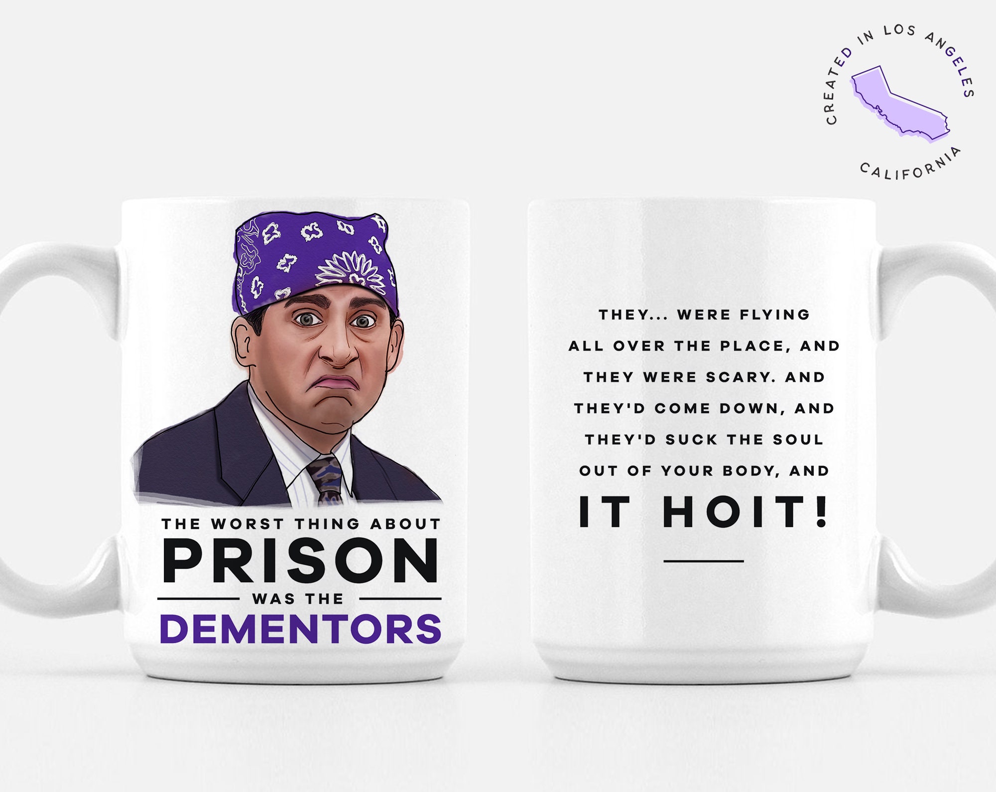 The Office Prison Mike Funny 15 Oz. Deluxe Mug - Etsy