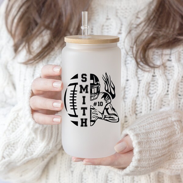 Football Glass - Etsy