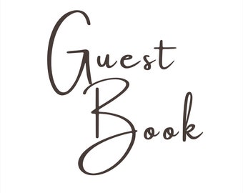Editable Guest Book Sign - Etsy