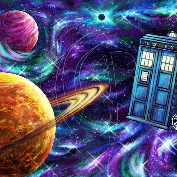 Tardis Print - Etsy