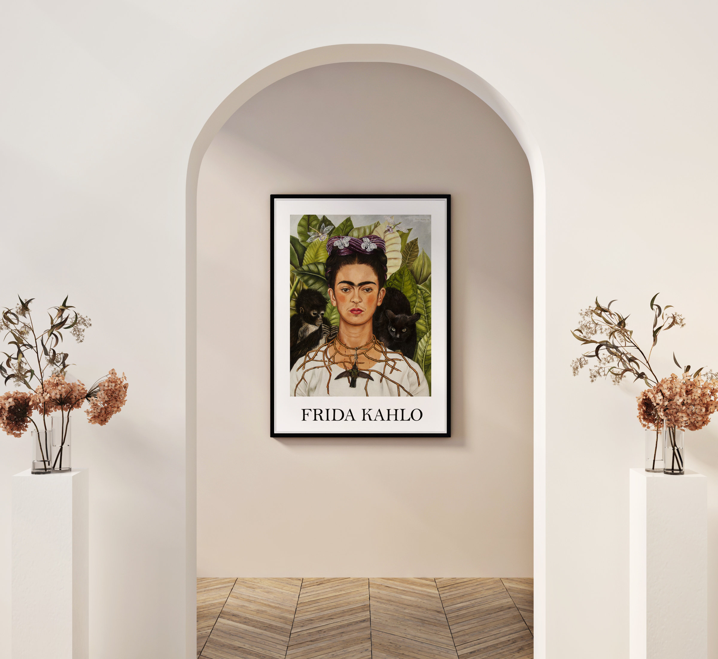 Frida Kahlo Self Portrait Canvas Poster Wall Decor - Etsy