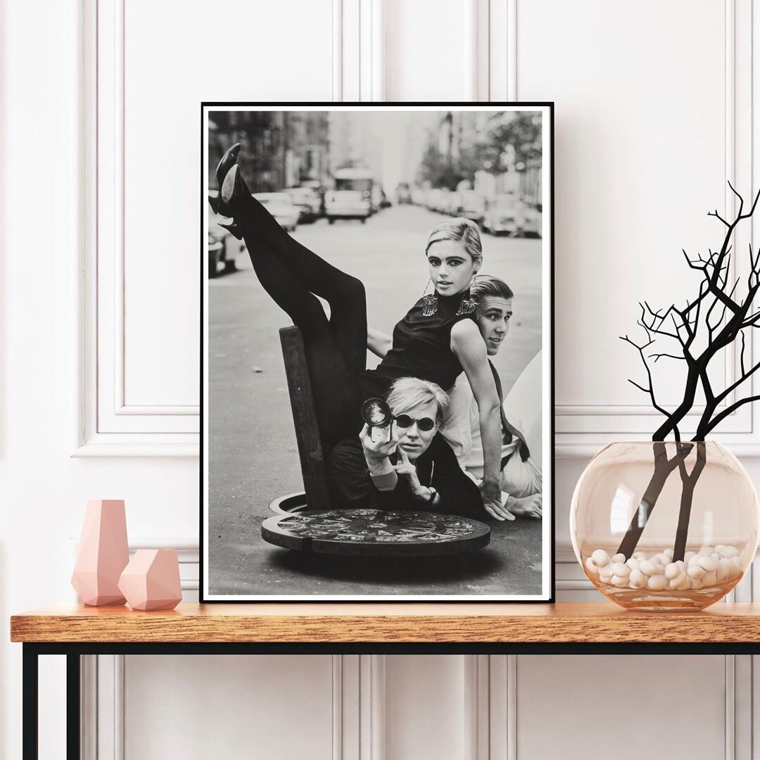 Andy Warhol With Edie Sedgwick and Chuck Wein in New York_wall Decor ...