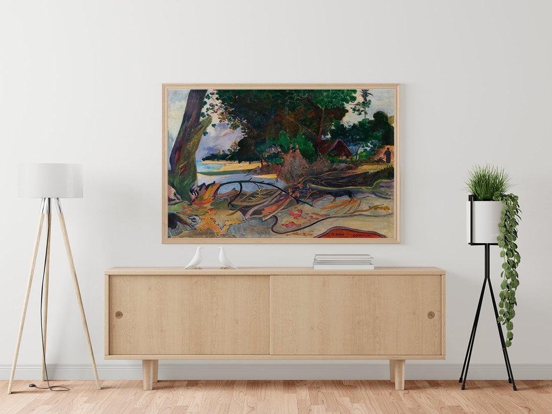 Paul Gauguin's Wall Artthe Hibiscus Tree (te Burao) | Canvas Poster ...